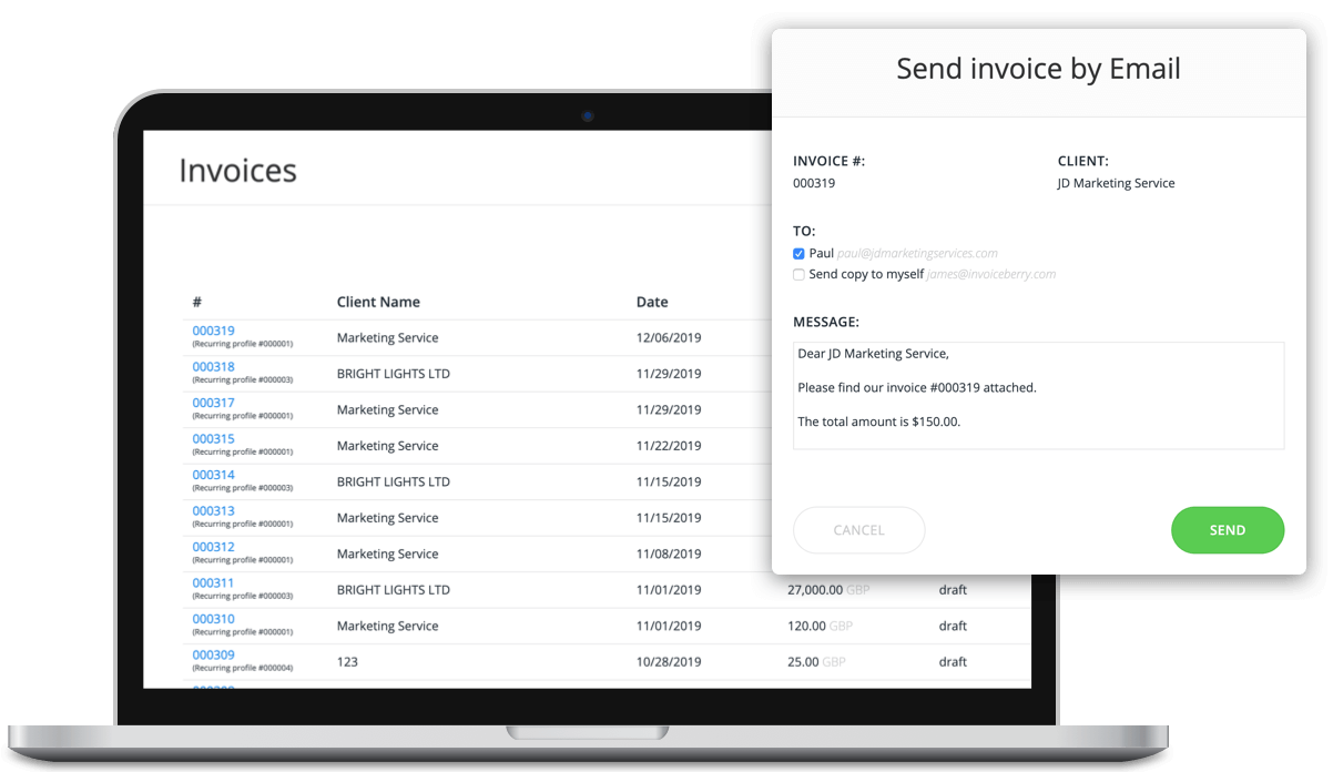Online Invoice Software for Small Businesses | InvoiceBerry